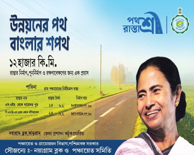 TMC Pathashree Prakalpa Government Scheme Banner Design PSD 5x4 ft_0998 ...